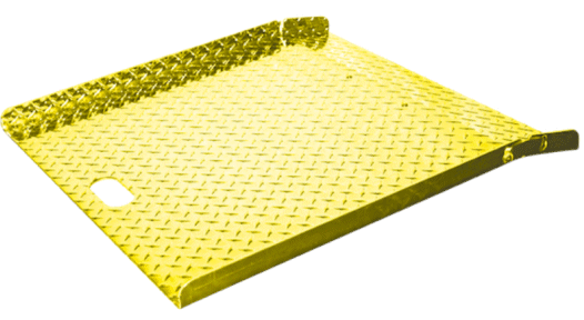 Hand Trucks R Us - Hand Truck Ramp Tread Plate 27" x 27" Safety Yellow ...